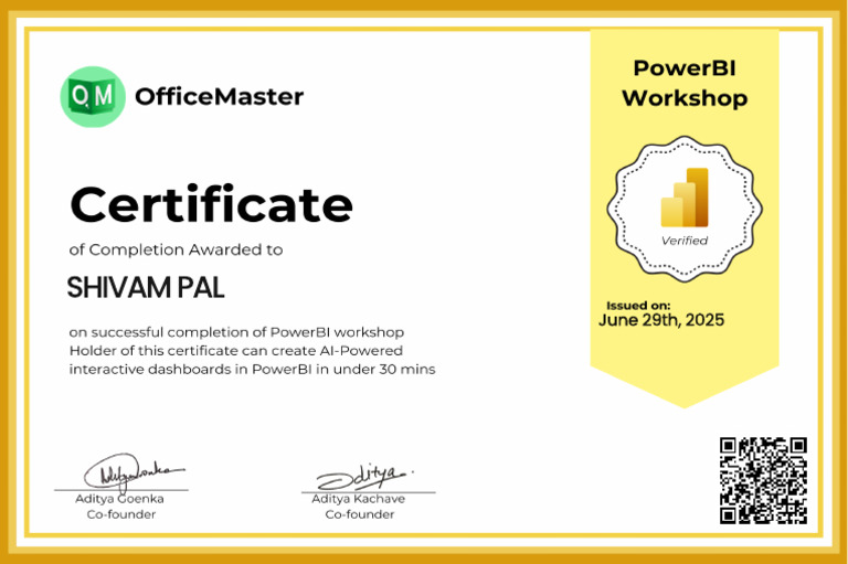 Power BI Certificate | PDF