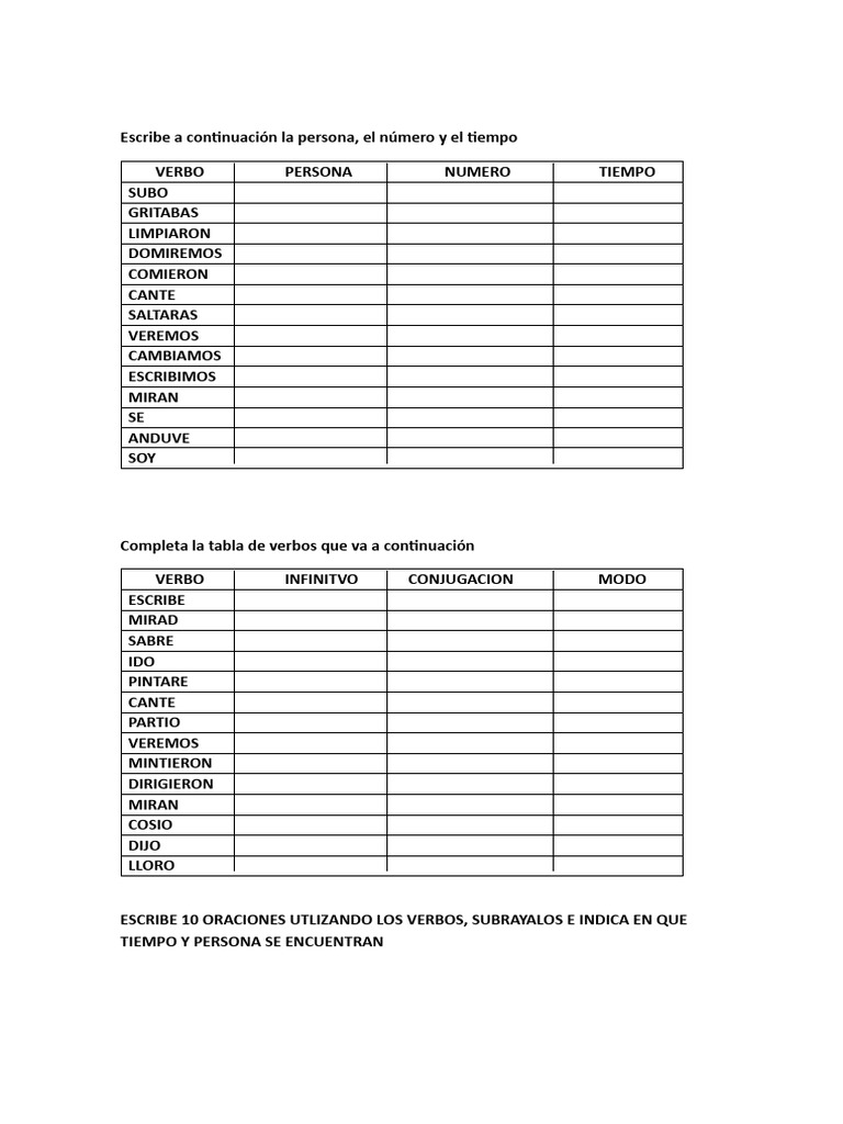 El Verbo Practica | PDF