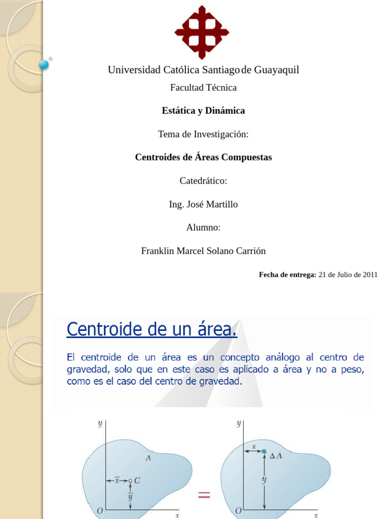 Presentación de Centroides Compuestos | PDF