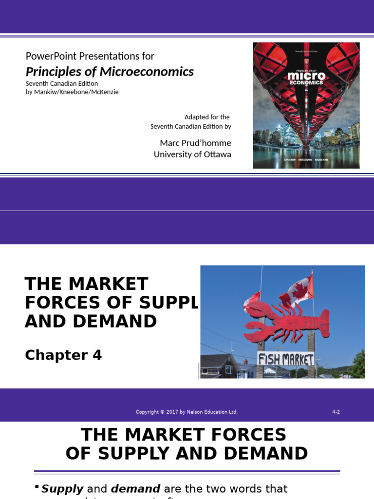 Ch04 PPT Mankiw Micro7Ce | PDF | Supply (Economics) | Economic Equilibrium
