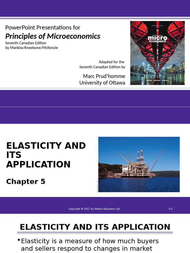 Ch05 PPT Mankiw Micro7Ce | PDF | Elasticity (Economics) | Demand