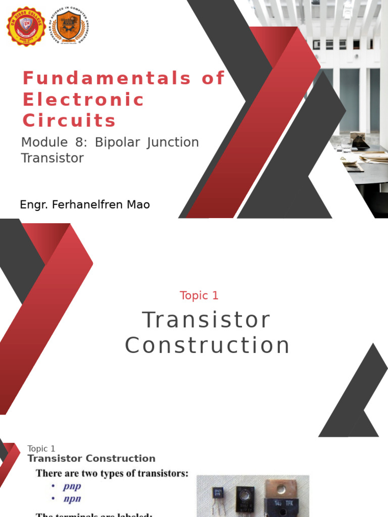 Module 8 Bipolar Junction Transistor | PDF | Bipolar Junction Transistor | Amplifier