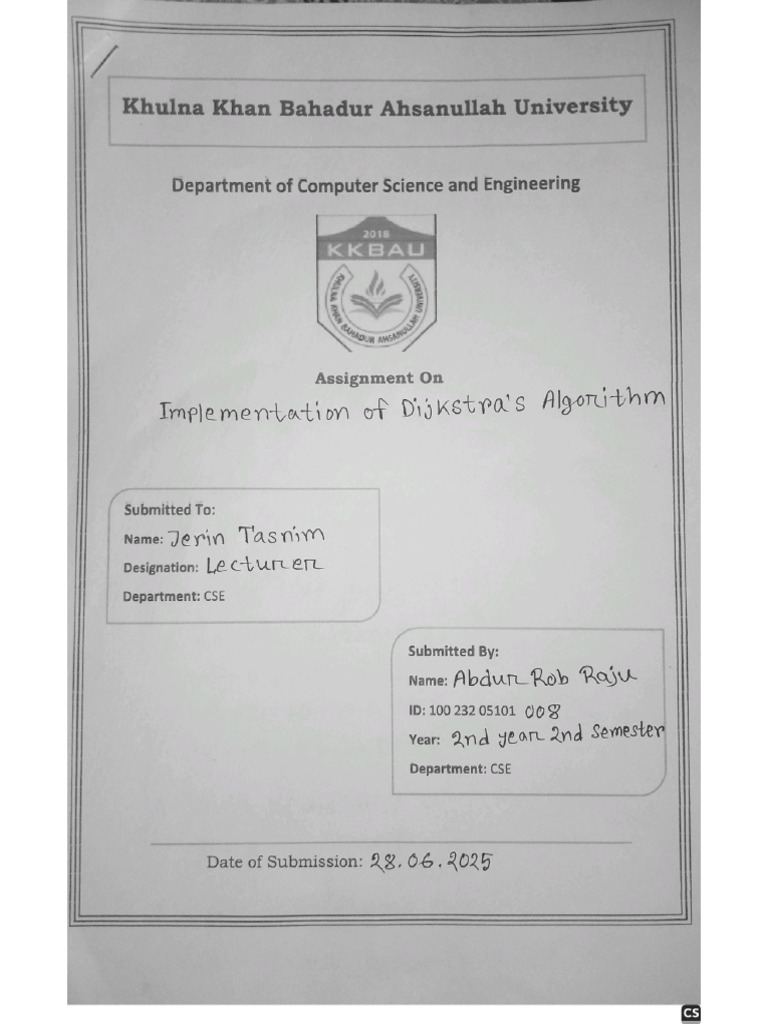 Computer Algorithm Assignment Correction | PDF