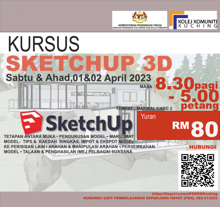 POSTER Kursus Sketchup | PDF