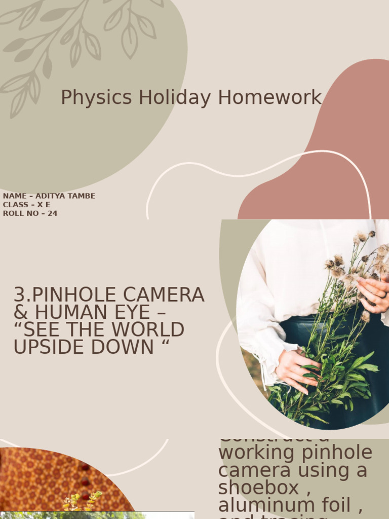 Aditya Tambe X E Physics | PDF | Eye | Rainbow