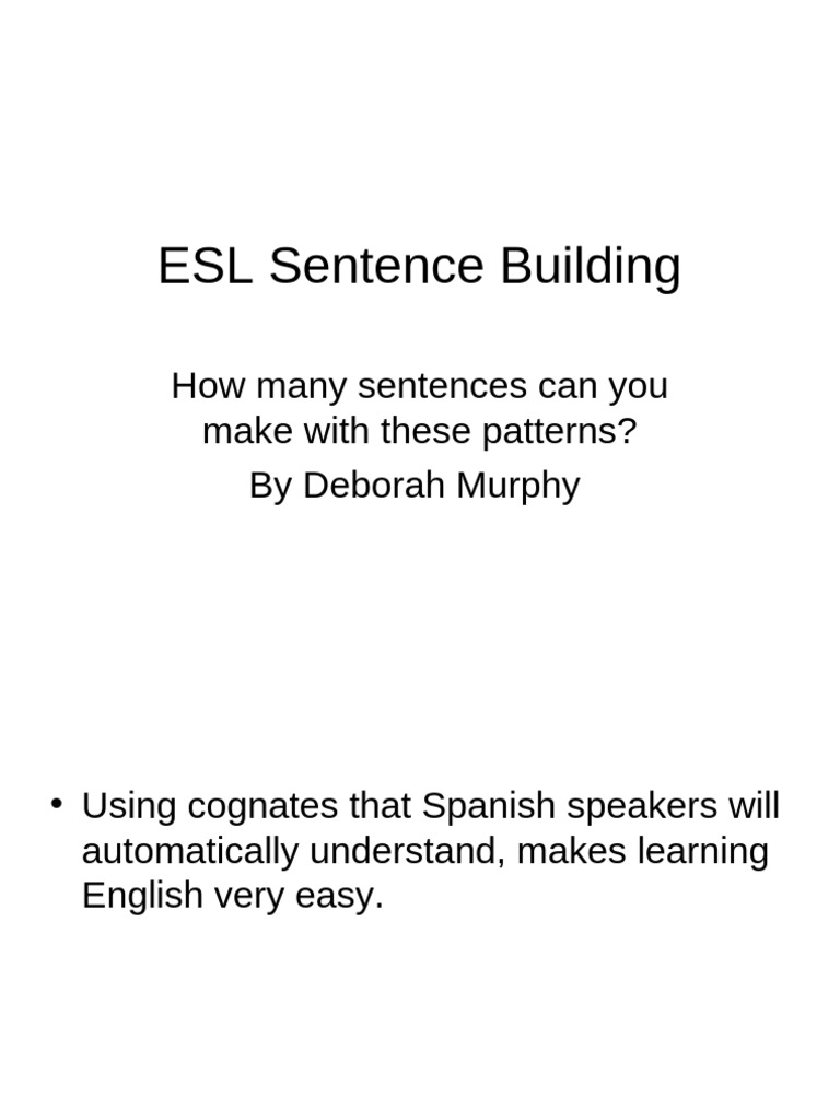 Sentence Building Fun Activities Games 2310 | PDF