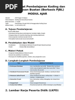 Presentasi Pembelajaran Koding Dan Ka 2025 | PDF