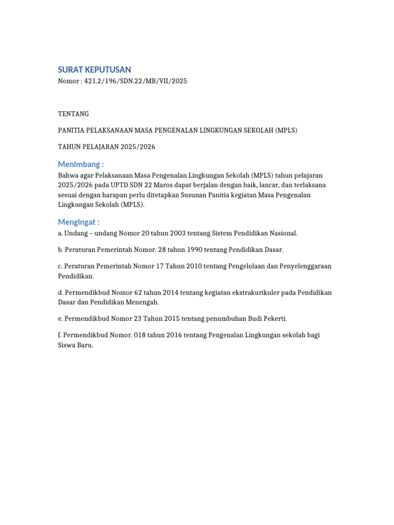 SK MPLS 2025 Contoh Scribd | PDF