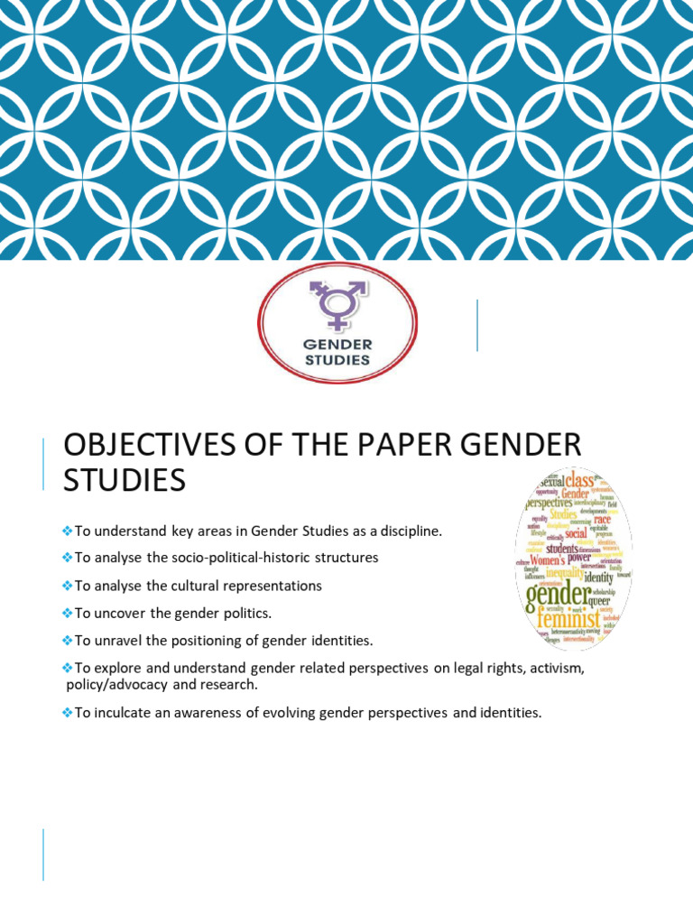 Concepts of Gender Studies | PDF | Gender Studies | Feminism