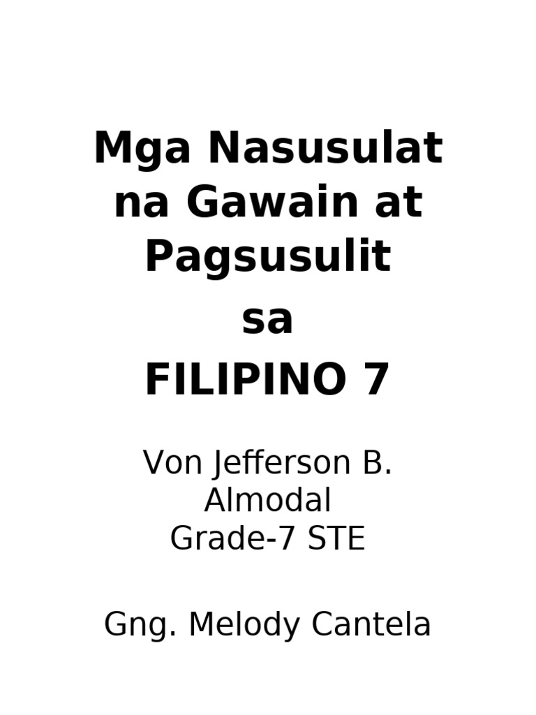 Filipino Label | PDF