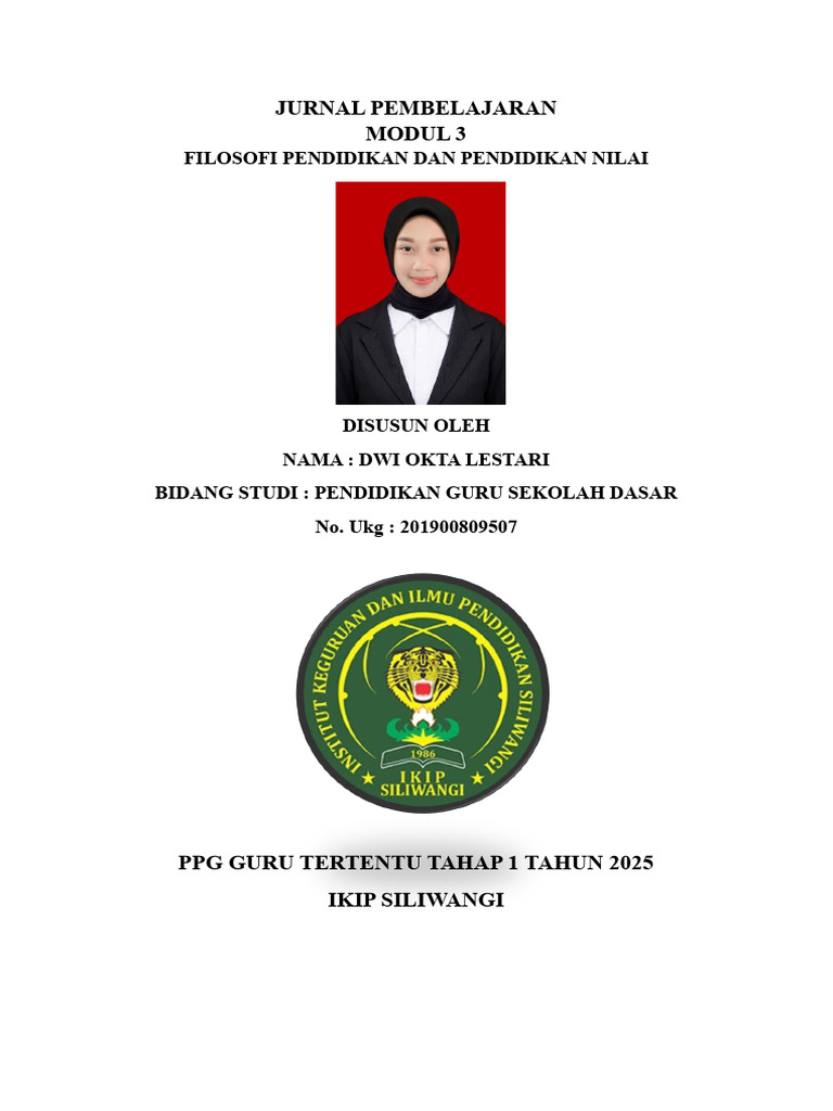 Dwi Okta Lestari - 25911063 - Filosofi Pendidikan | PDF