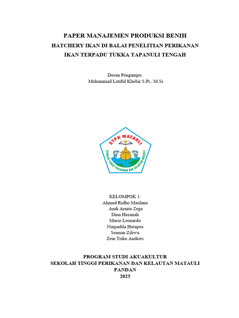 PAPER MPB Kel 1 | PDF