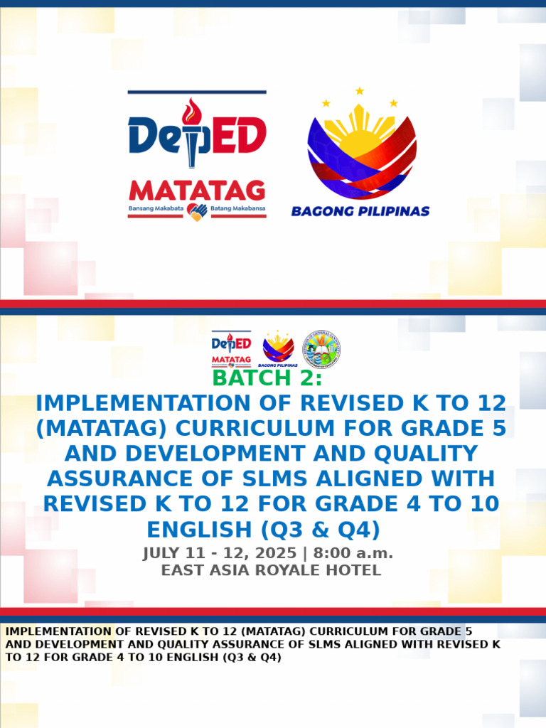 DepEd MATATAG PPT Presentation Template | PDF