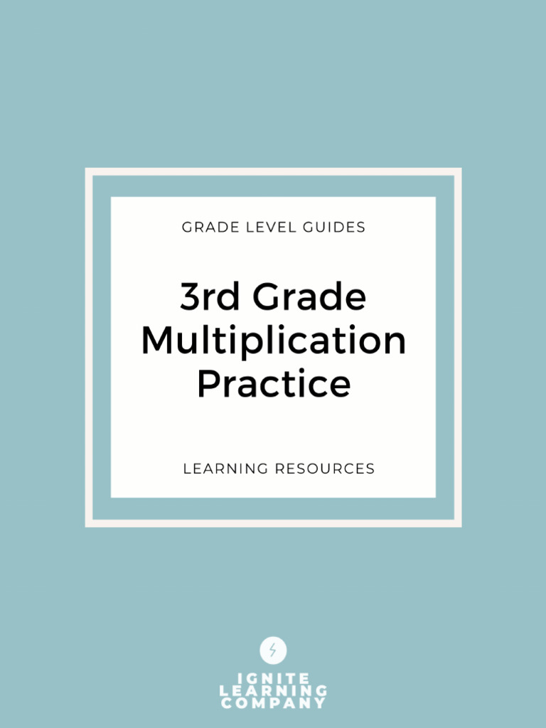DGGoD5FFReKMpeQahDYw 3rd Grade Multiplication Practice-1 | PDF
