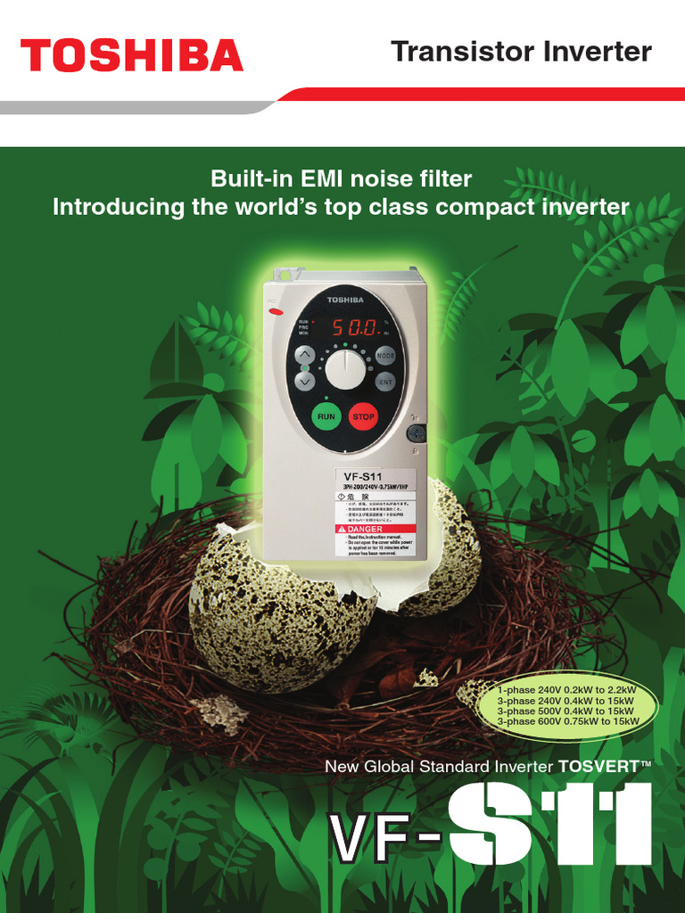 Toshiba - Transistor Inverters | PDF | Capacitor | Power Inverter