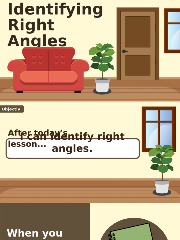MATH3 Q1 W3 DAY3-Identifying Right Angles | PDF | Angle | Elementary ...