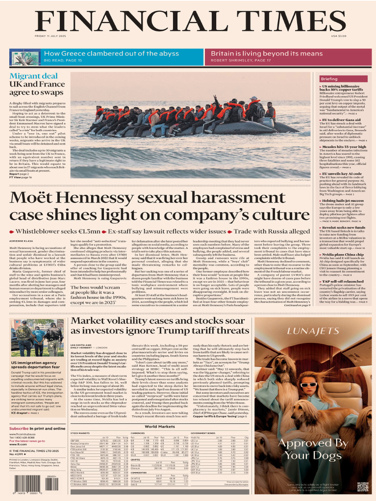Financial Times July 2025 Edition | PDF