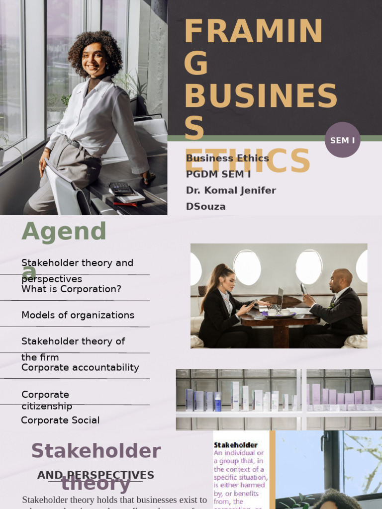 Business Ethics and Stakeholder Theory | PDF | Corporate Social ...