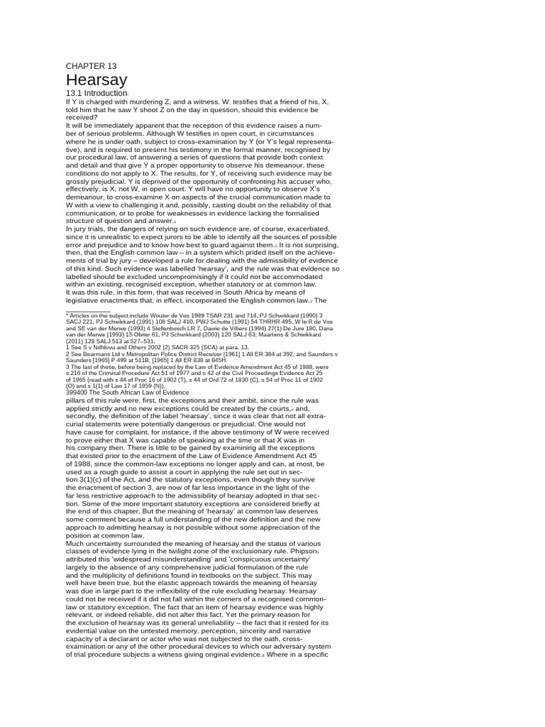7.6. Hearsay Evidence | PDF | Hearsay | Relevance (Law)