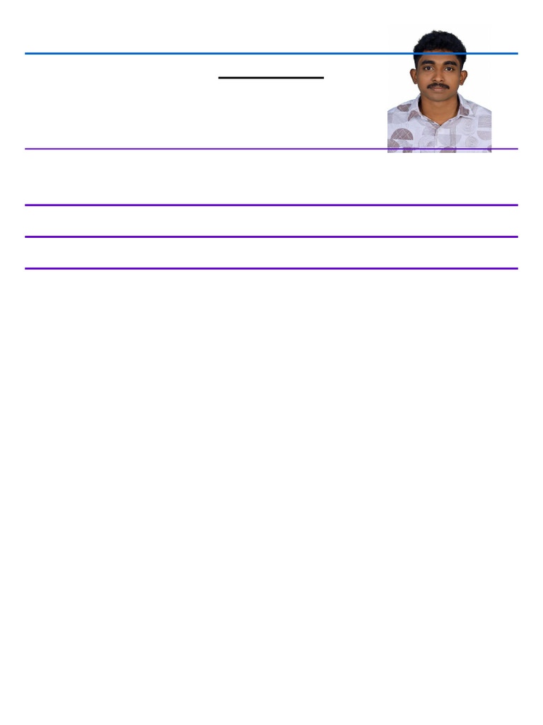 Athul PP CV OnePage | PDF