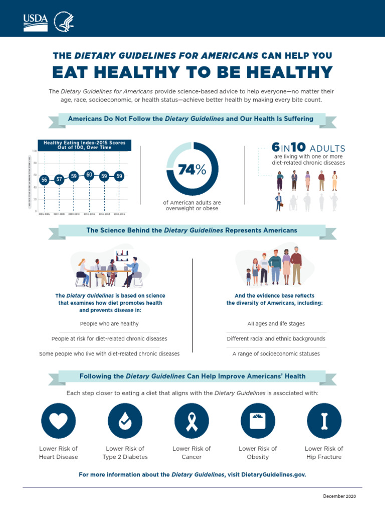 Dietary Guidelines for Healthy Eating | PDF | Chronic Condition | Obesity