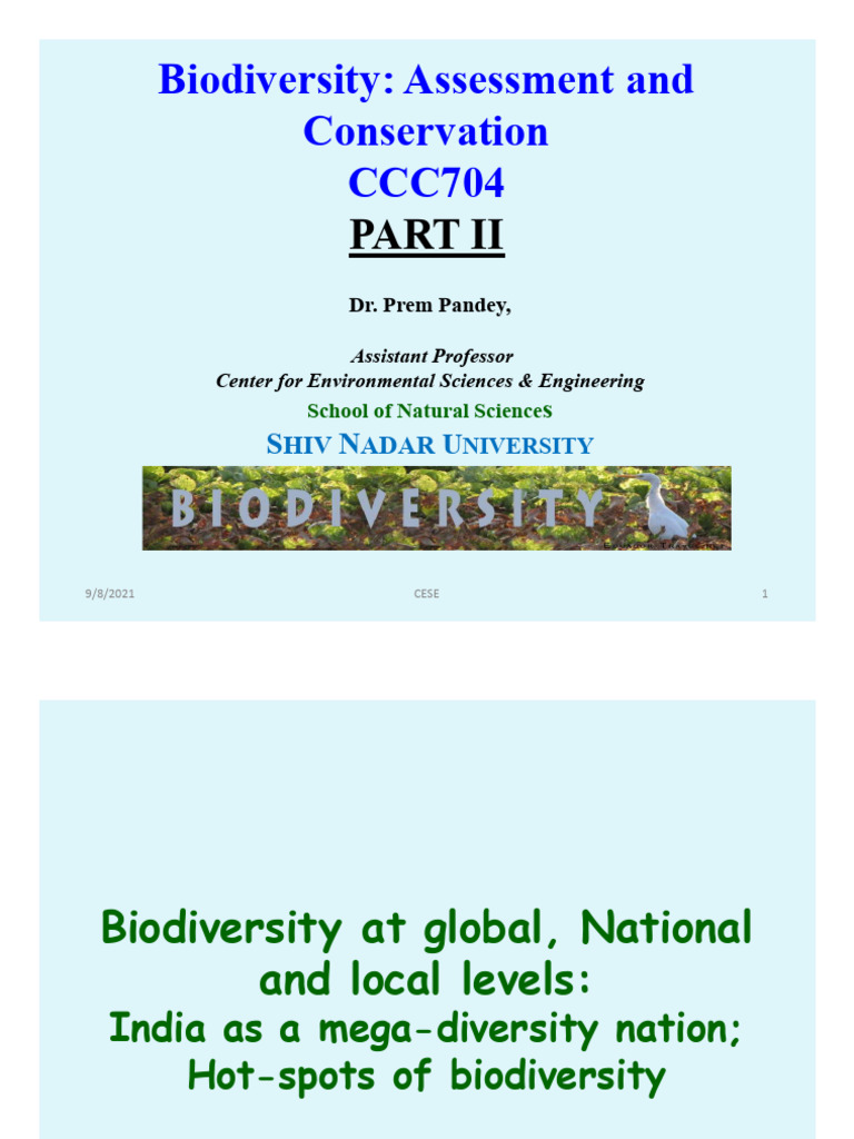 UNIT-2 BIodiversity Part II | PDF | Habitat Destruction | Hunting