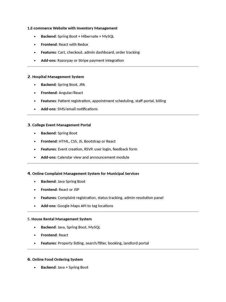 Project Topics | PDF