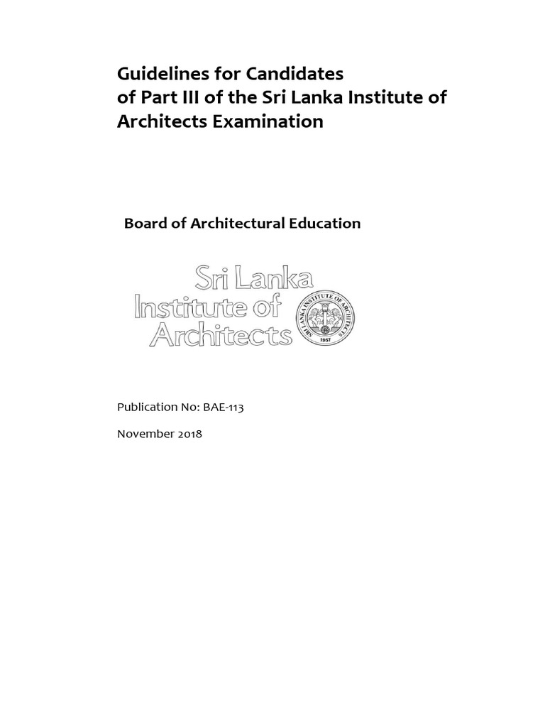 Guidelines For Candidates of SLIA Professional Practice Examination ...