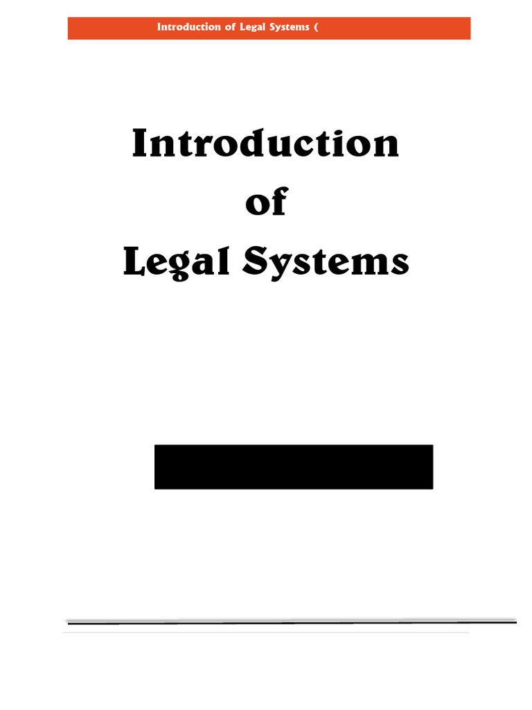 Overview of World Legal Systems | PDF | Hadith | Sharia