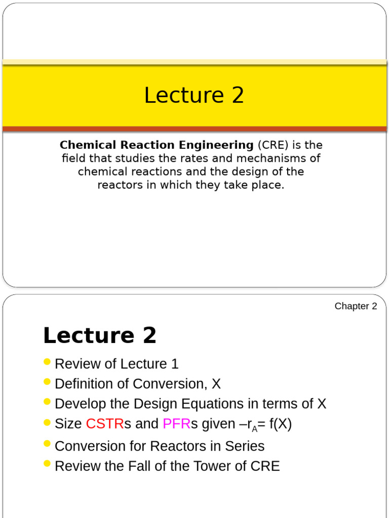 Lec2 Animated | PDF | Stoichiometry | Unit Processes