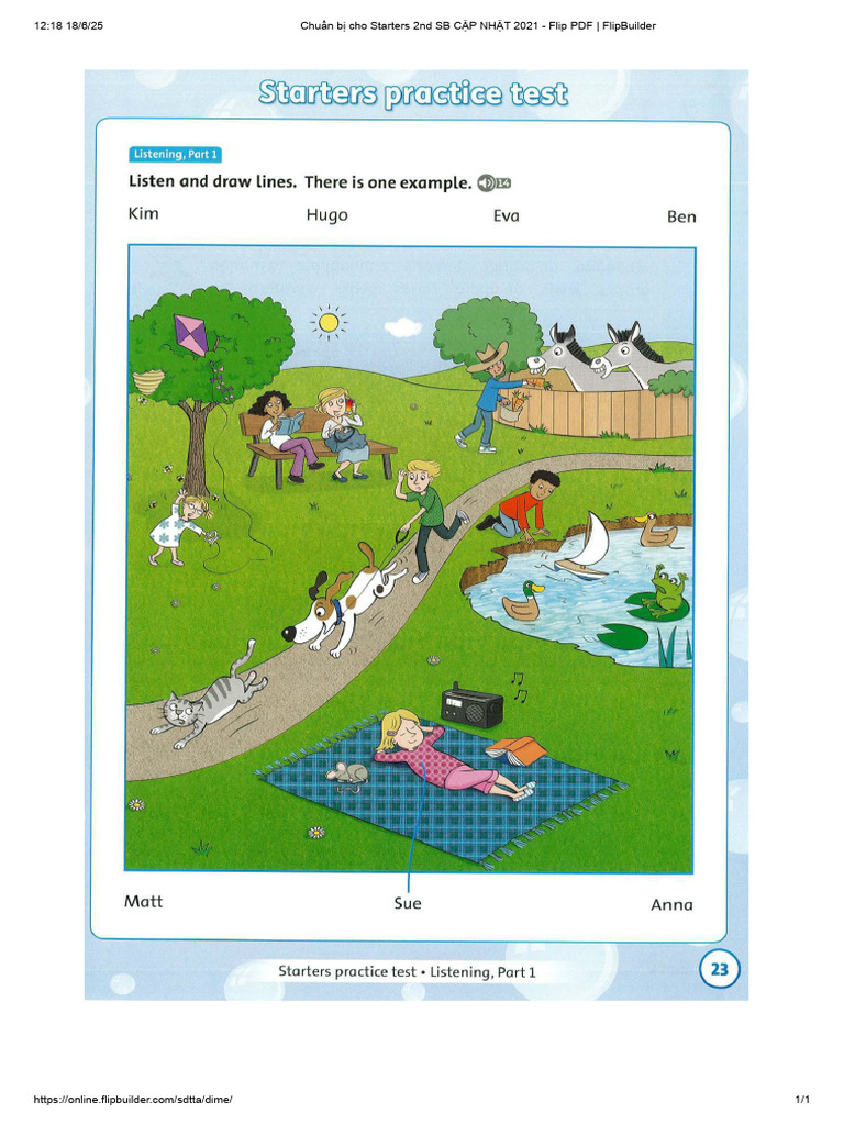 Chuẩn Bị Cho Starters 2nd SB CẬP NHẬT 2021 - Flip PDF - FlipBuilder | PDF
