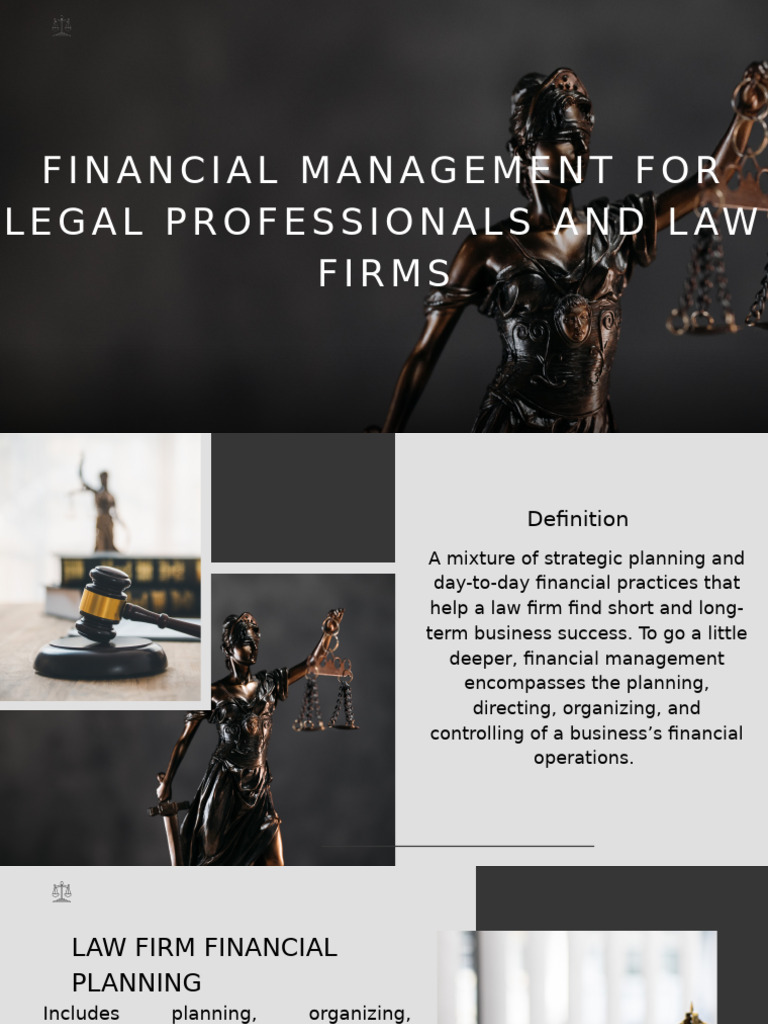 Law Firm Financial Planning g5 | PDF | Taxes | Expense
