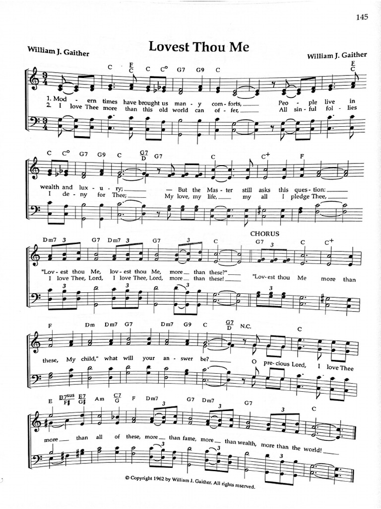 Lovest Thou Me | PDF