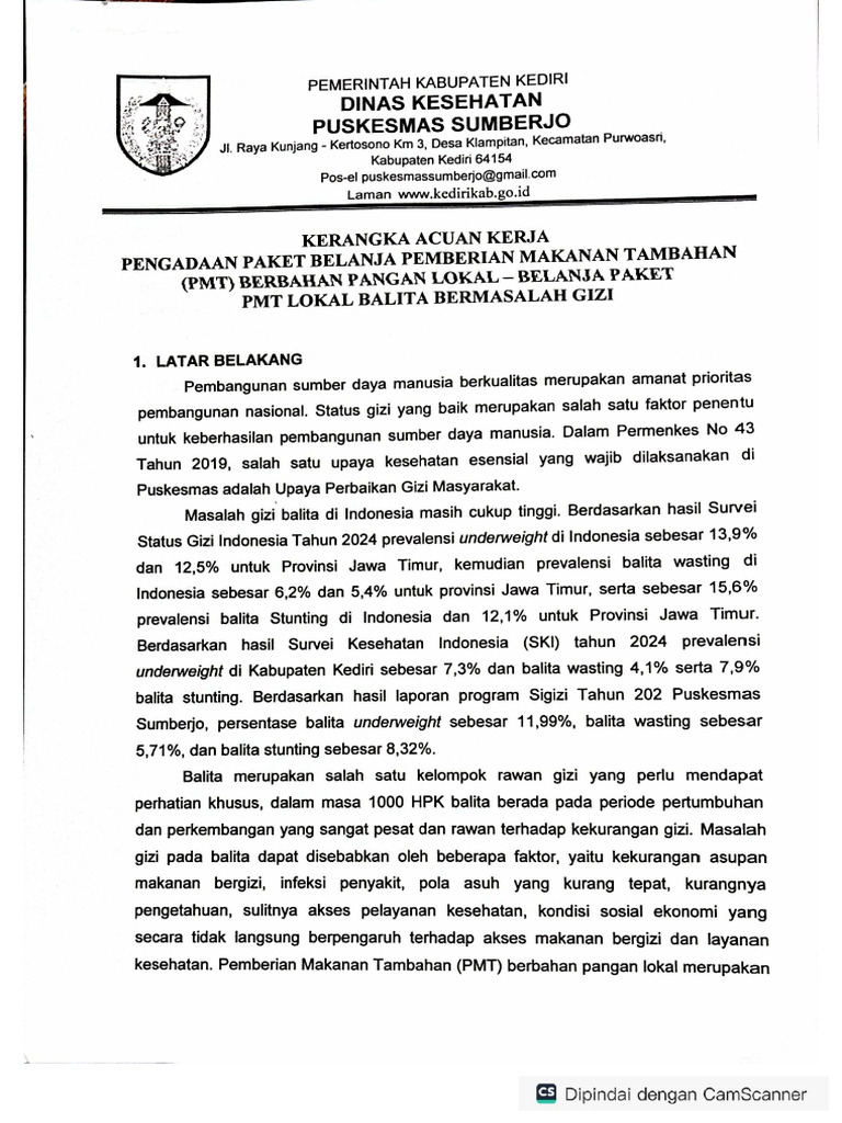 KAK PMT BALITA | PDF