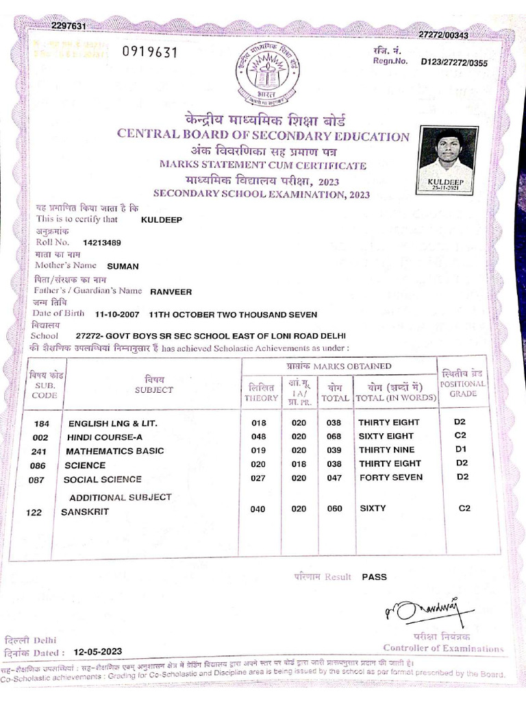 Board Certificate | PDF