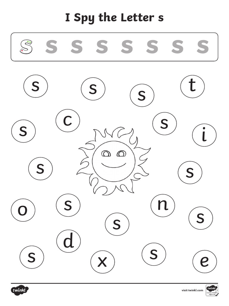 I Spy Letters: A to N Activities | PDF