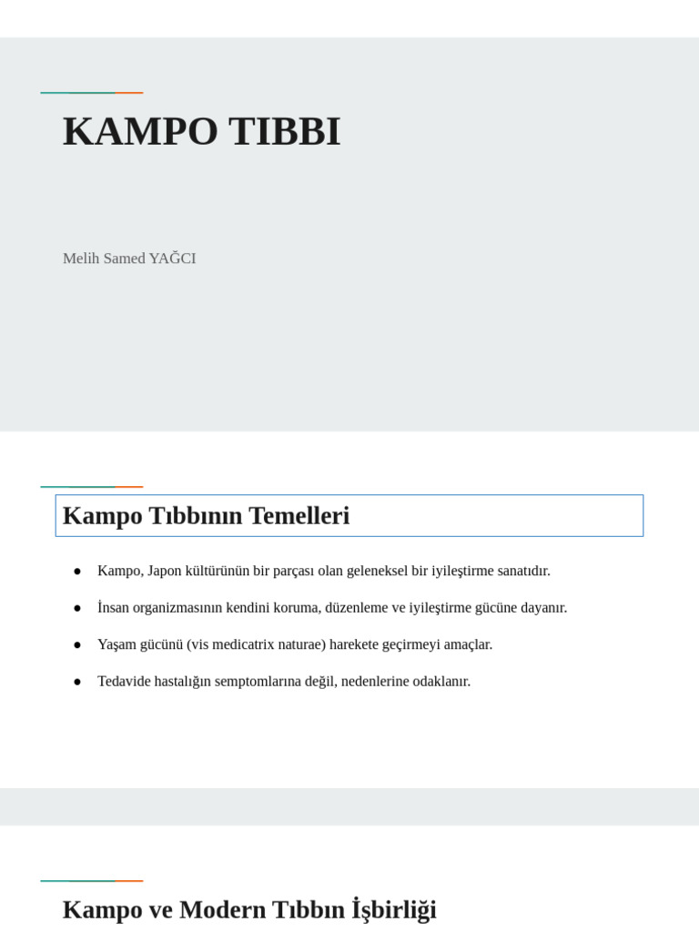 Kampo Tibbi | PDF