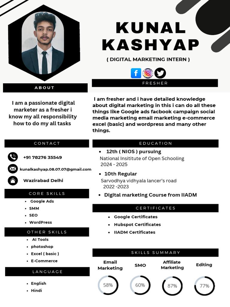 Kunal Resume | PDF