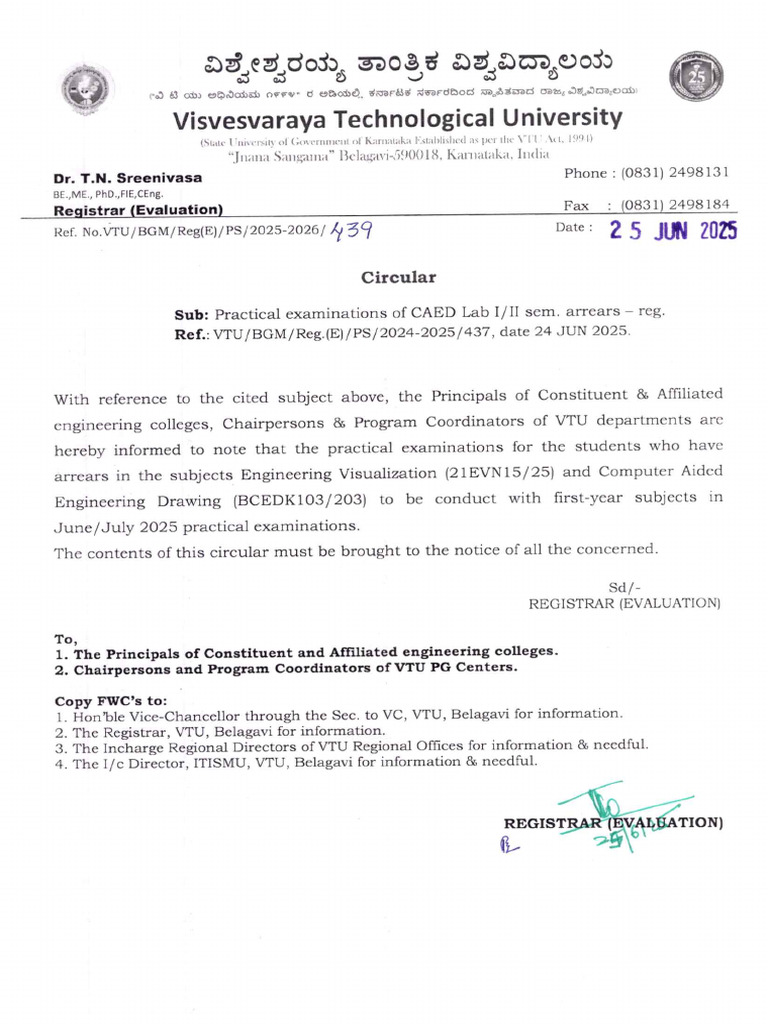 CIRCULAR - CAED Lab | PDF