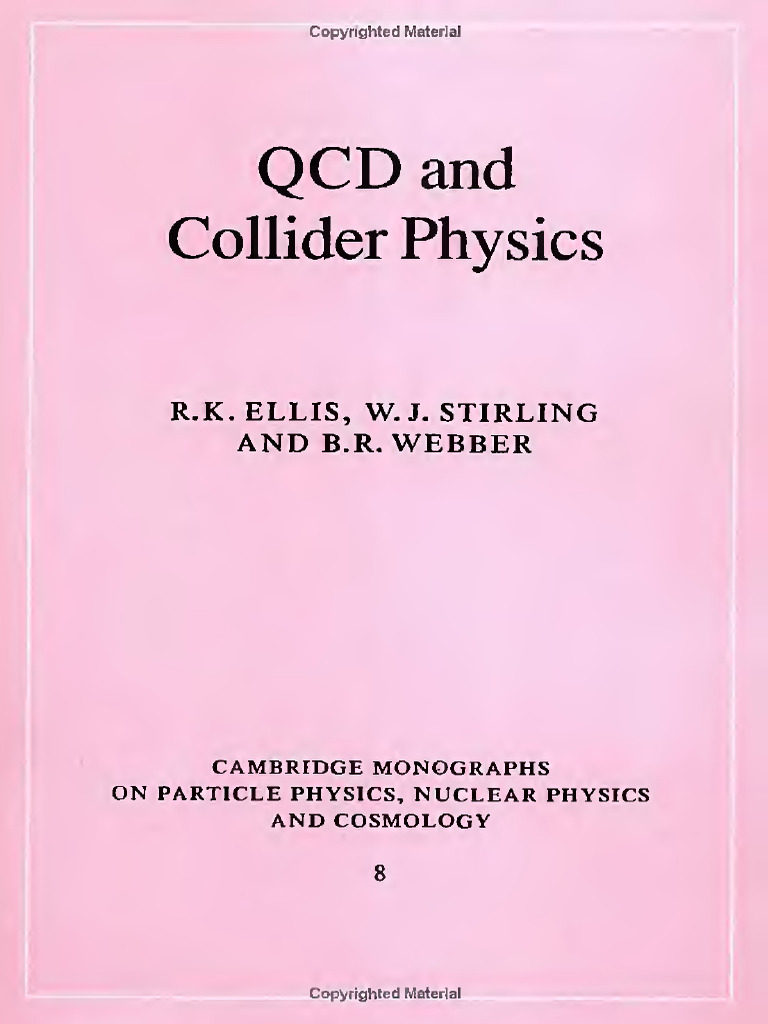 QCD and Collider Physics-Ellis, Stirling, Webber | PDF