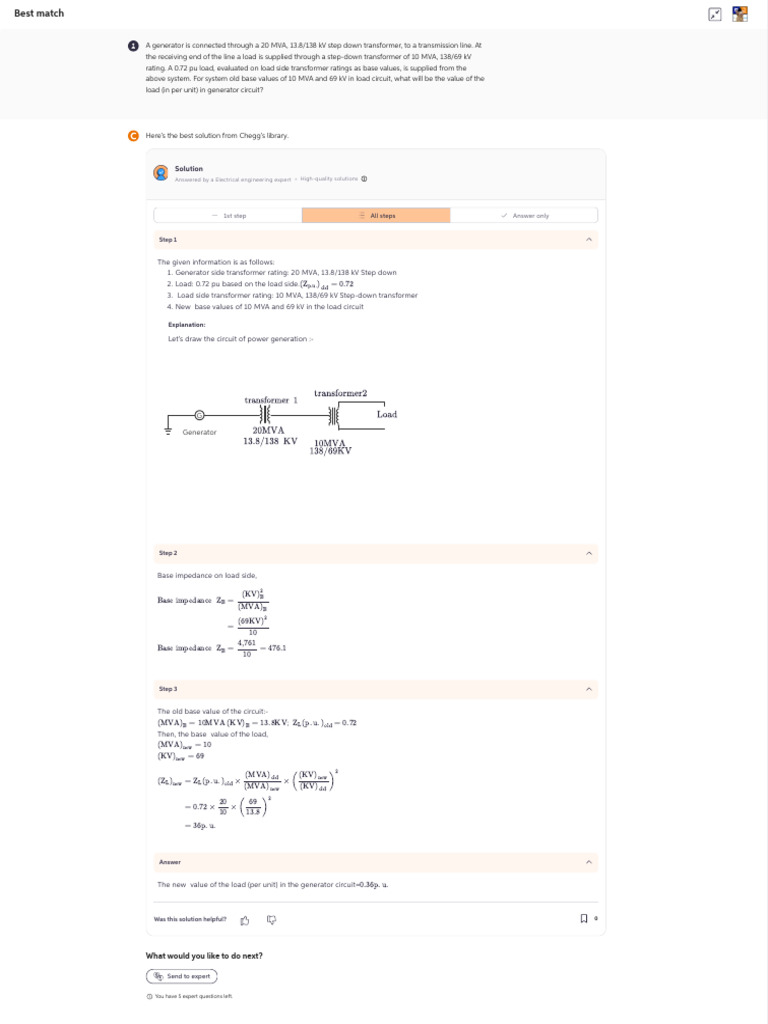 Load Conversion in Power Systems | PDF | Physical Quantities | Computer ...