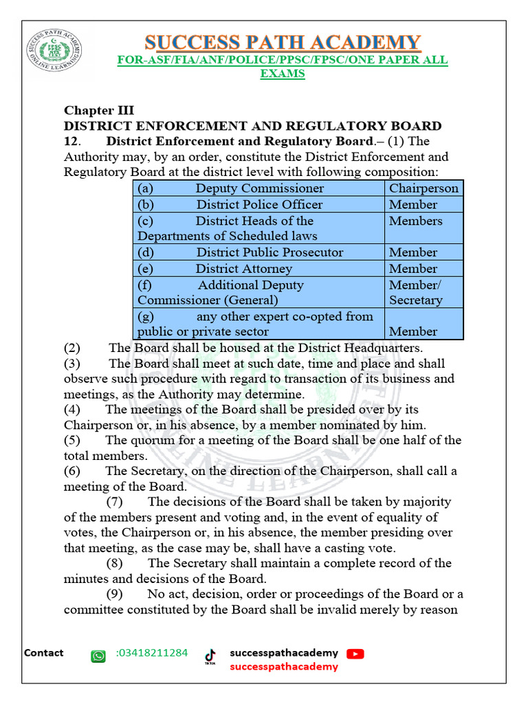 Pera Act 2024 Chapt 3 | PDF | Police | Complaint