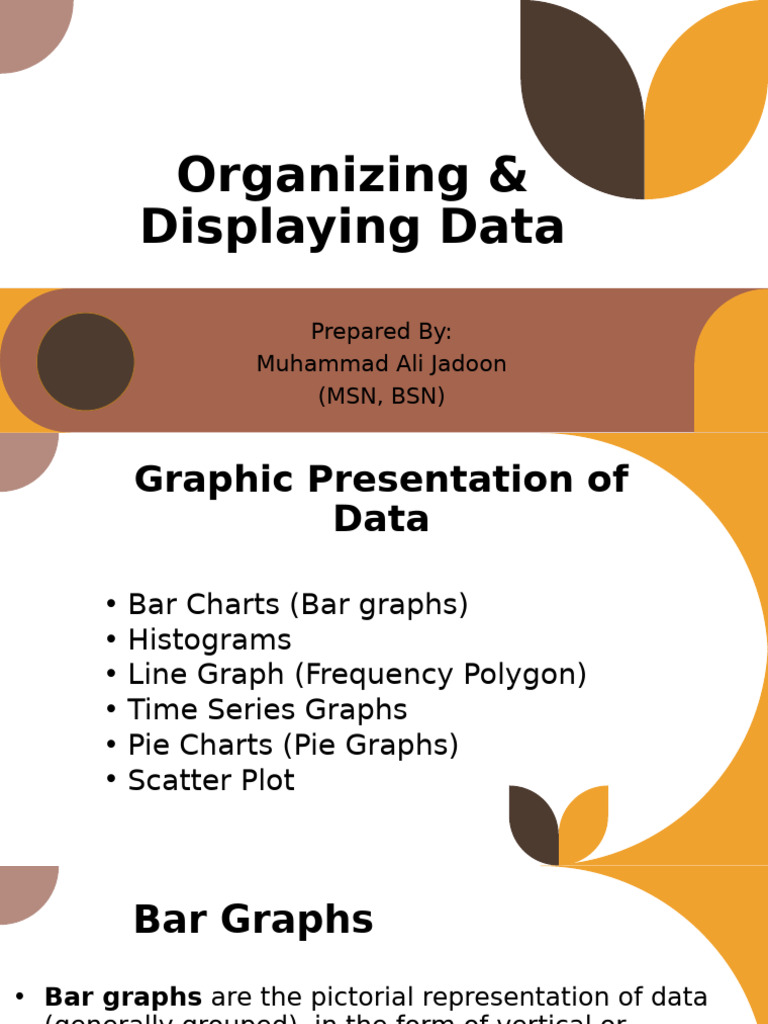 Organising and Displaying of Data | PDF | Histogram | Scatter Plot
