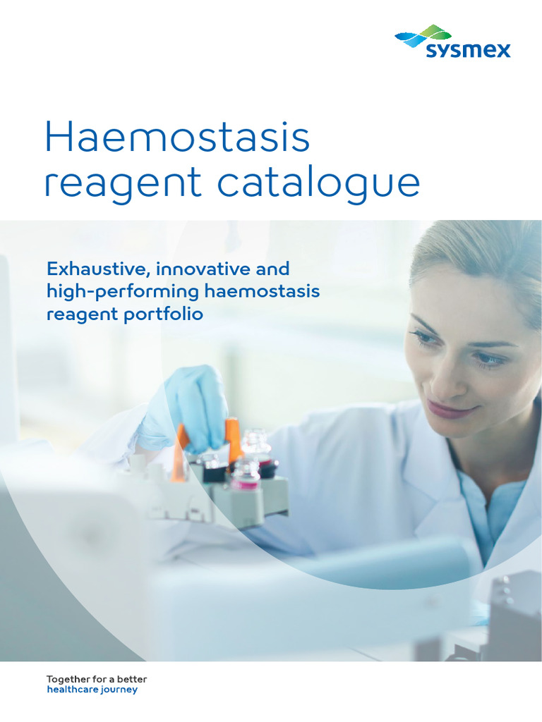 SEU Haemostasis Reagent Catalogue | PDF | Coagulation | Blood