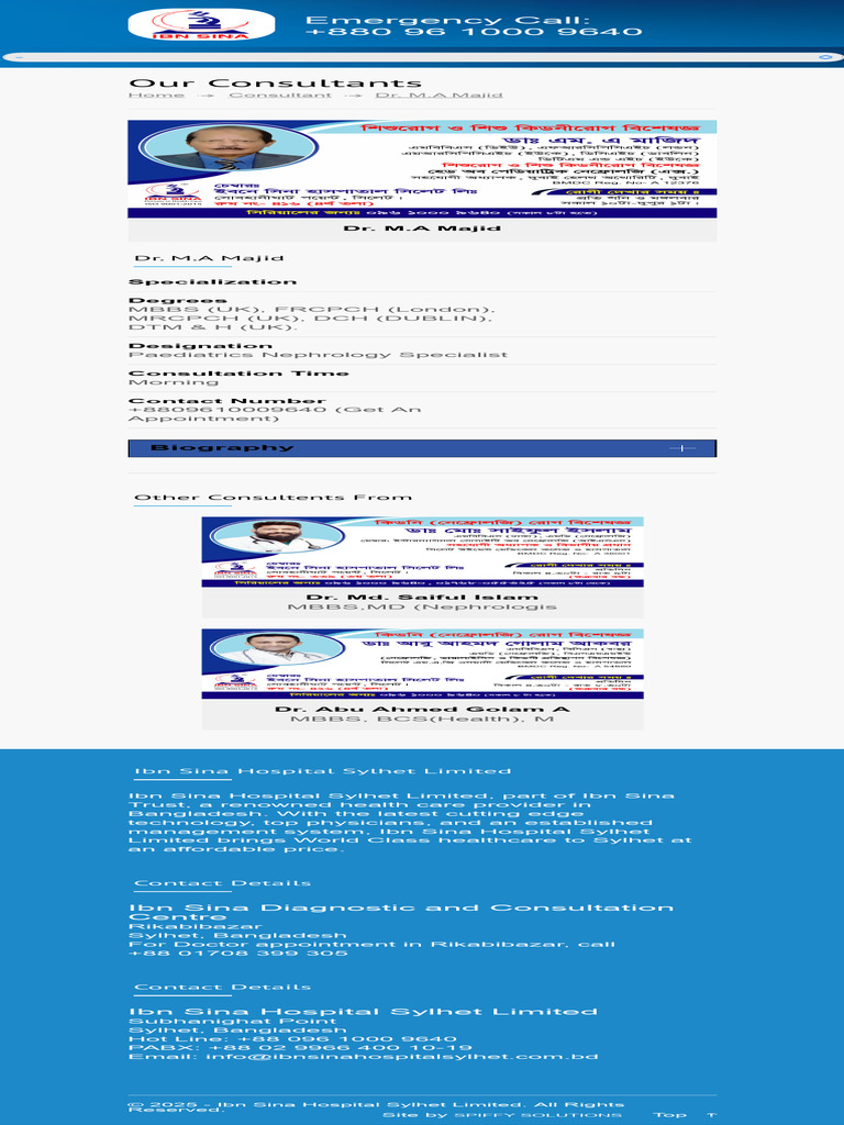 Ibn Sina Hospital Sylhet Limited | PDF