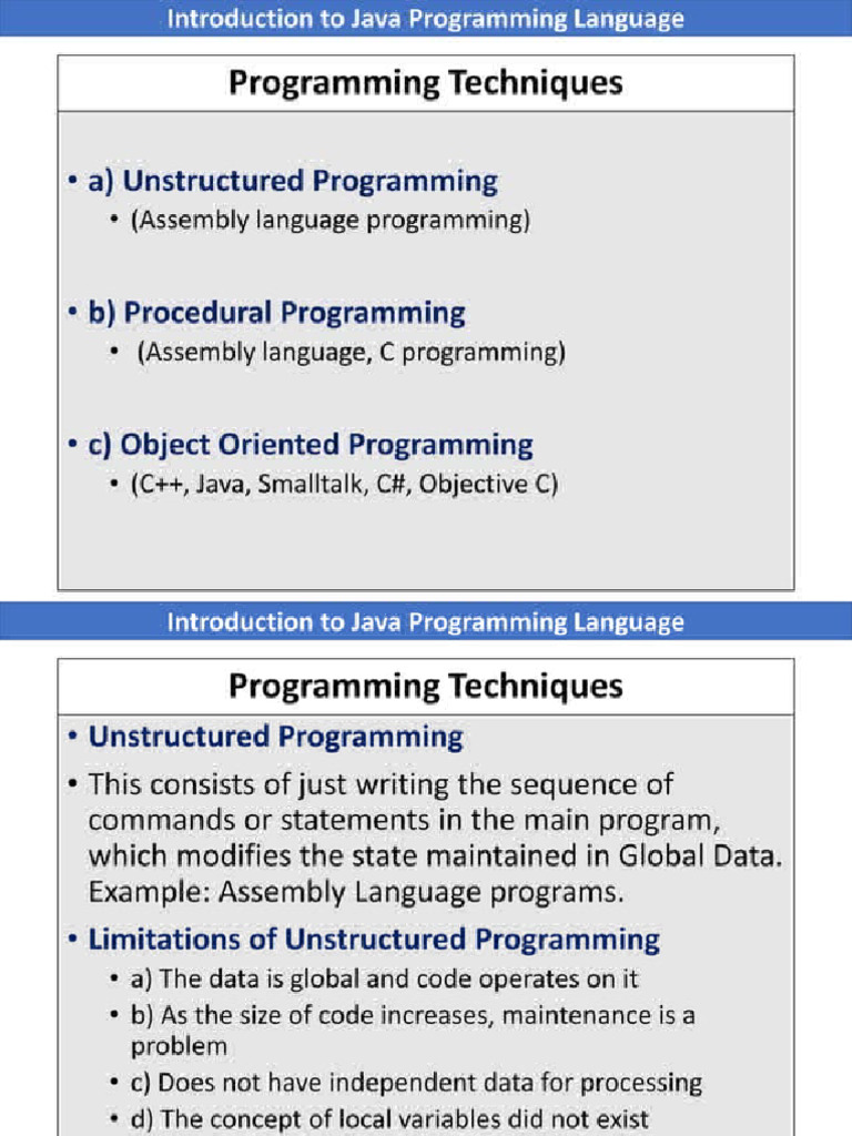 Java Lecture Material | PDF