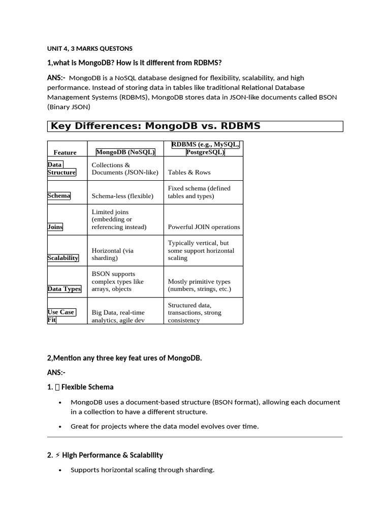 Bda Unit 4 | PDF | Relational Database | Data Type