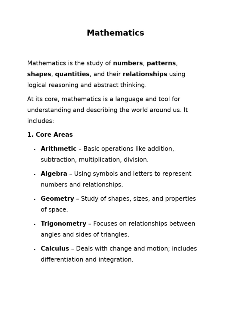 What Is Mathematics | PDF