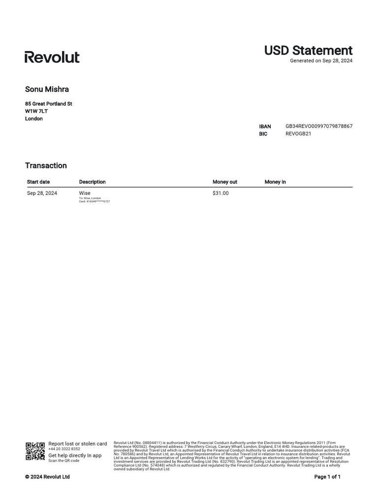 Transaction-Statement En-Us 6eb599 | PDF | Private Sector | Financial ...