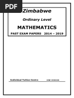 Zimsec 2015 Maths Paper 1 | PDF